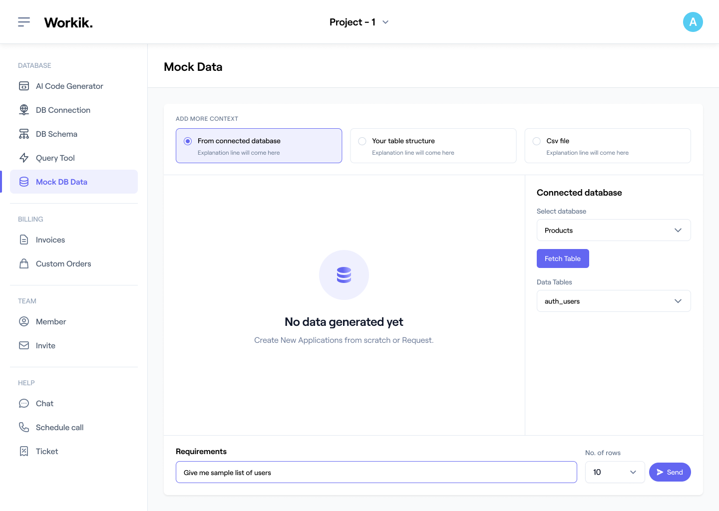 Revolutionize Testing with AI-Powered Mock Data Generation | Try for free