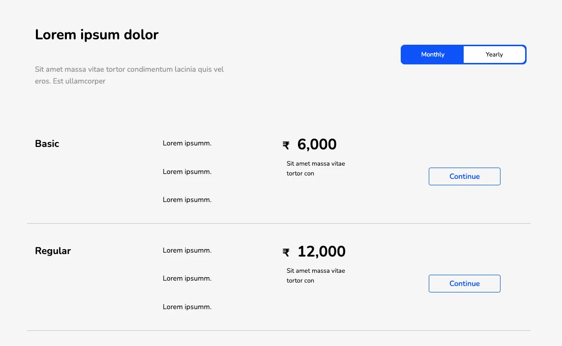 Top 10 Pricing Table Page Designs For Websites With Html, CSS, And ...