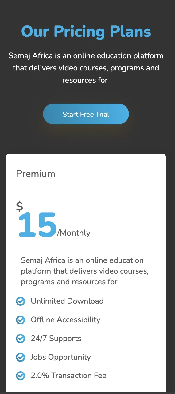 Top 10 Pricing Table Page Designs For Websites With Html, CSS, And ...
