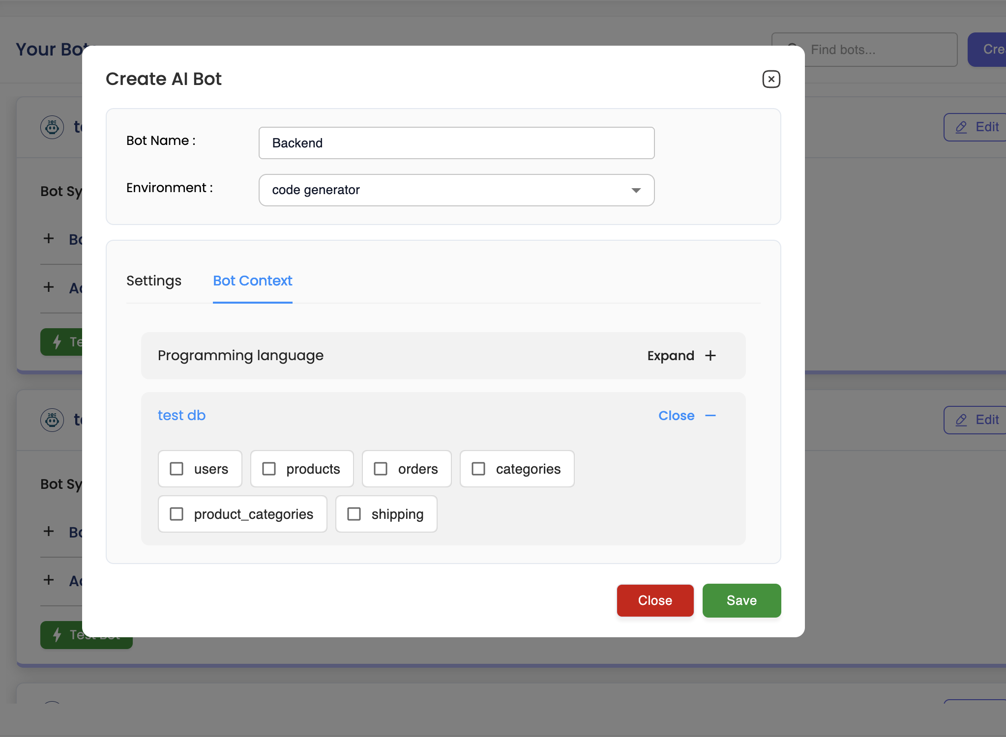 Create AI Chatbots (AI agents) easily with Workik for free