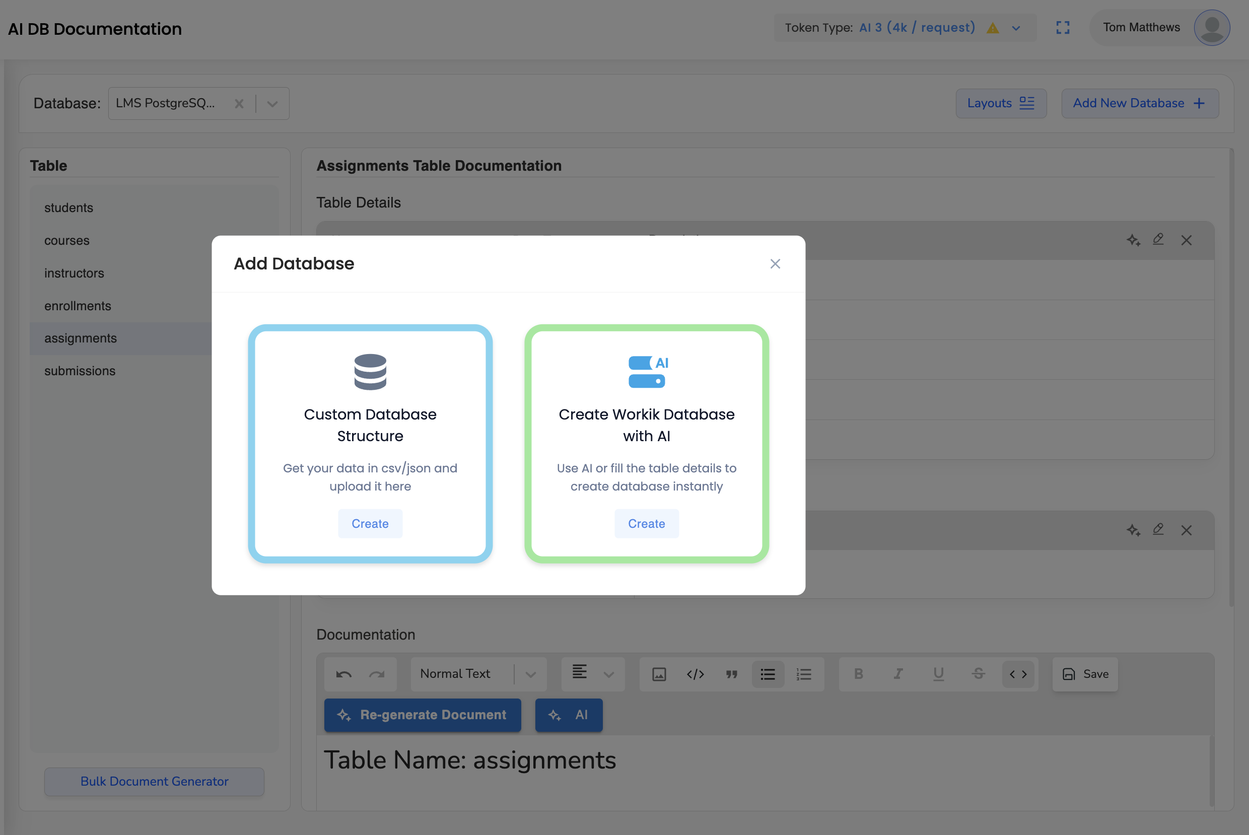 AI-Powered Database Management & Collaboration with Workik
