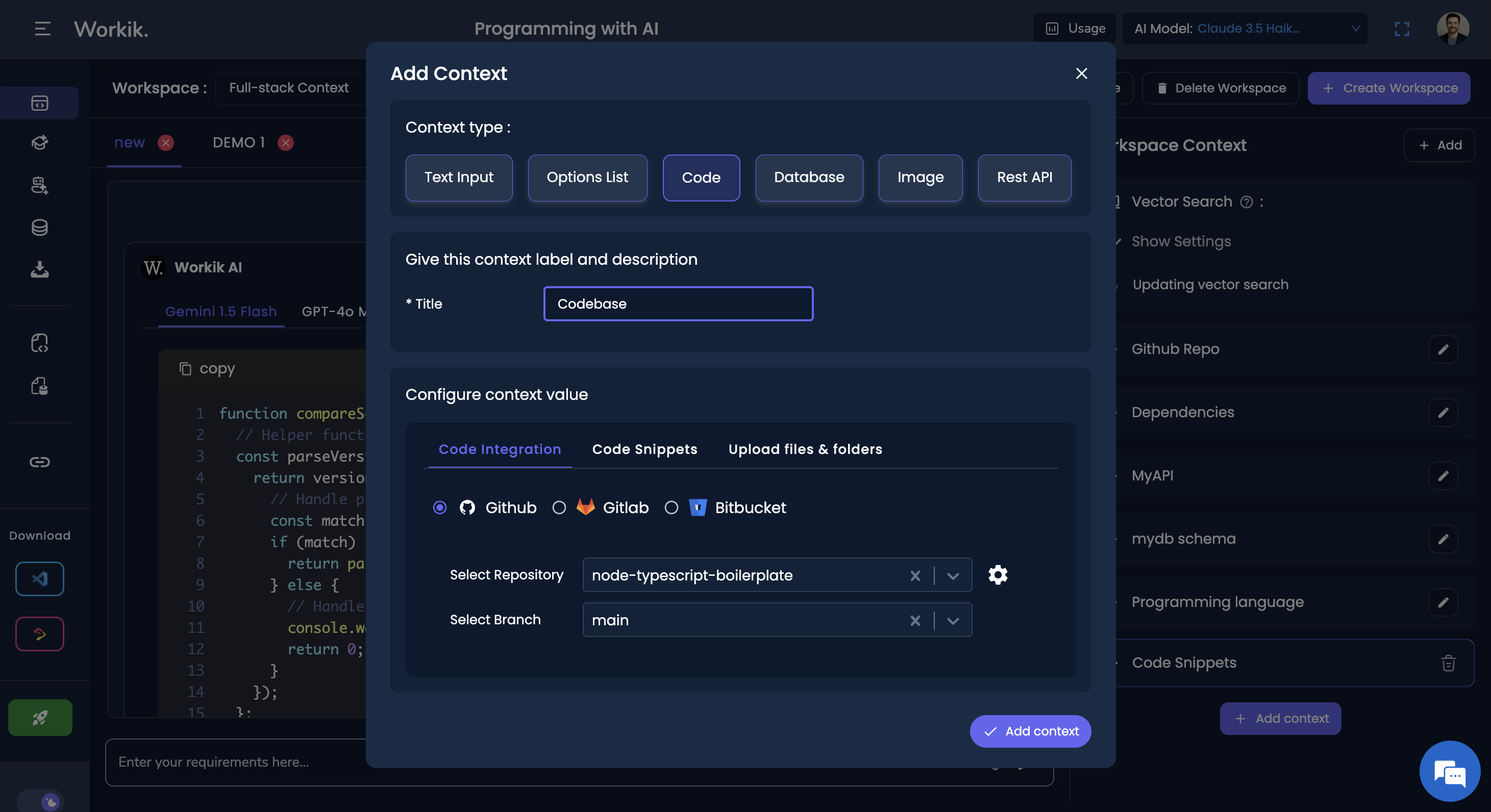 Workik Programming With AI: Try Context-Driven AI For Free